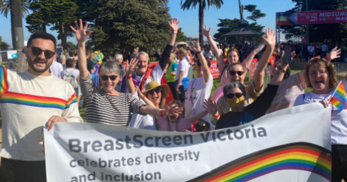 BreastScreen Victoria marches with pride | BreastScreen Victoria